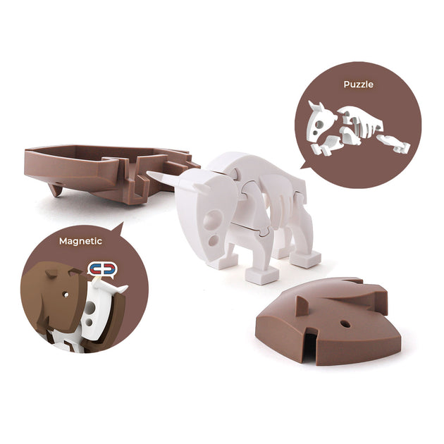 Halftoys Animal: Gnu – Learnplay Inc